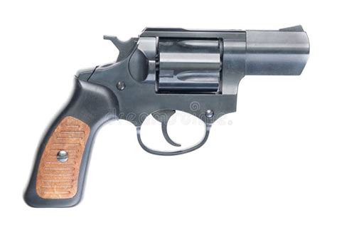 Man With A Revolver Stock Photo Image Of Strong Long 32775896