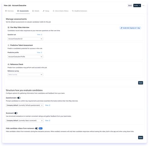 New Assessment Workflow Overview Spark Hire