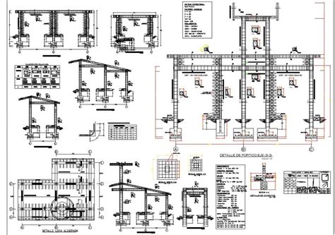 Column Installation Detail Plan And Sectional Detail 2d View Cad Structural Block Layout Dwg File