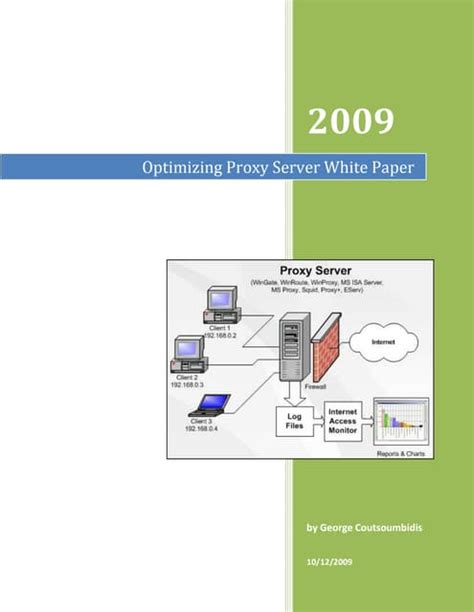 Optimizing Proxy Server Performance Pdf Computer Networking Computing