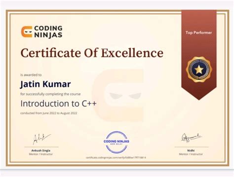 Jatin Kumar On Linkedin Codingninjas Cplusplus