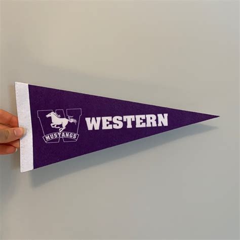 Western University Wall Decor Western University Flag Poshmark
