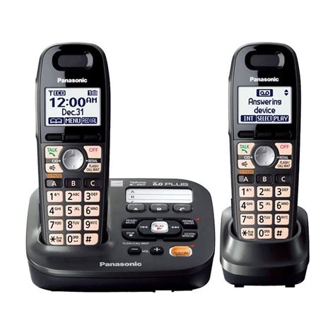 Panasonic DECT Amplified Sound Cordless Phone KX TG T The Home Depot