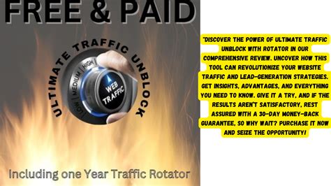 Ultimate Traffic Unblock With Rotator Unlimited Traffic Success