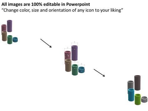 1214 Five Staged Infographics Column Diagram Bar Graph Powerpoint Template Presentation