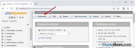 Cara Membuat Database MySQL Dengan Phpmyadmin Duniailkom
