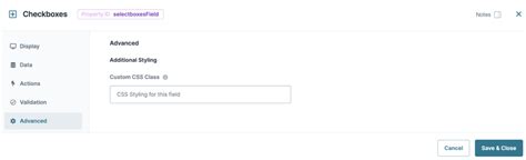 checkboxes component