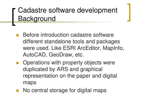 Ppt Cadastre Software Based On Open Source In Kyrgyzstan Powerpoint Presentation Id961523