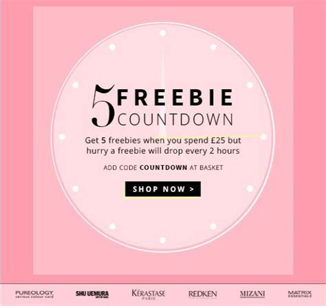 Freebie Countdown Offer Limited Time Deal
