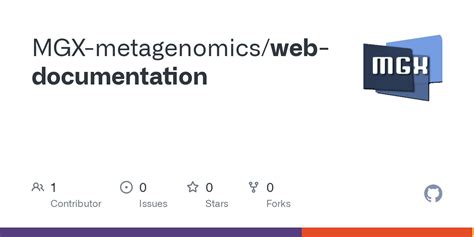 Github Mgx Metagenomicsweb Documentation
