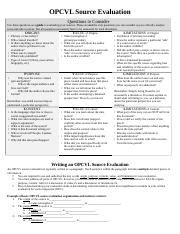 Evaluating Sources Key Questions For Critical Analysis And Course Hero