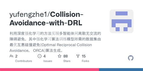 Github Yufengzhe Collision Avoidance With Drl