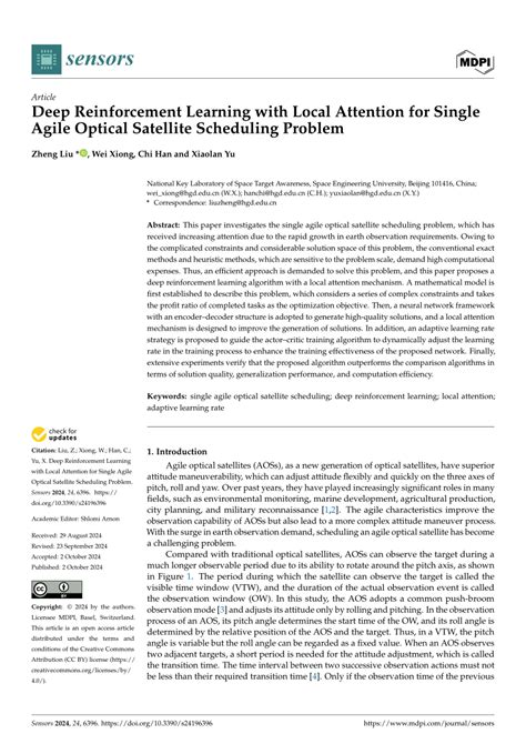 Pdf Deep Reinforcement Learning With Local Attention For Single Agile