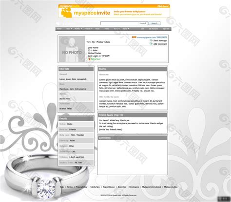 珠宝首饰网页设计网页ui素材免费下载图片编号2048550 六图网