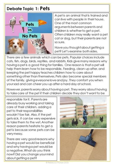 Introduction To Debate Workbook 3 By Becca Ts Materials Tpt