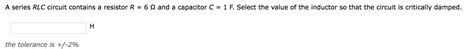 Solved A parallel RLC circuit contains a resistor R Ω Chegg