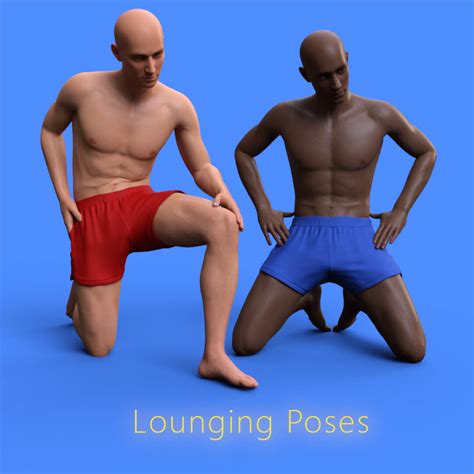 Lounging Poses For Genesis 8 Male Daz Content By Rohzima