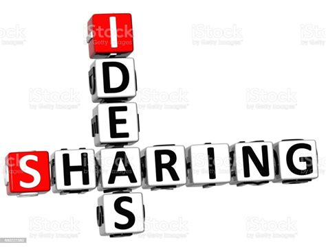 3d 공유 아이디어 크로스 워드 퍼즐 큐브 단어 가로세로 낱말퍼즐에 대한 스톡 사진 및 기타 이미지 가로세로 낱말퍼즐 계획 공부 Istock