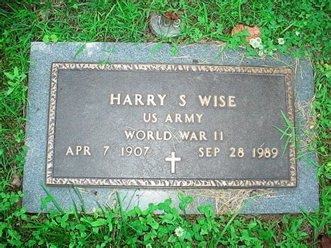 Harry Seldon Wise 1907 1989 Memorial Find A Grave