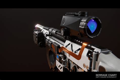 fps assault rifle sci fi weapon edition 3d 武器 unity asset store