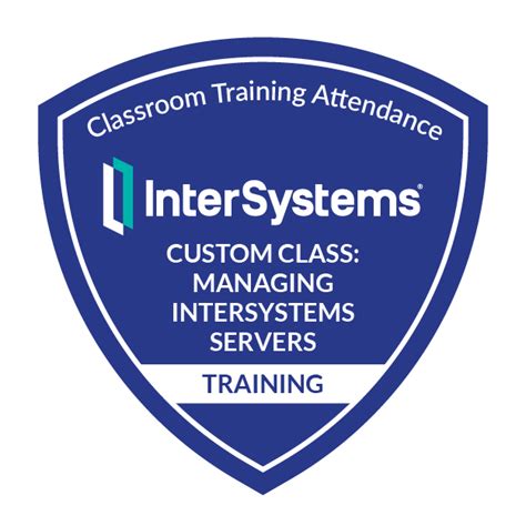 Custom Class Managing Intersystems Servers Training Credly