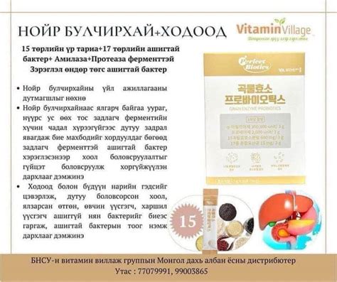 Vitamin Нойр булчирхай БНСУ н витамин виллаж группын Монгол дахь албан ёсны дистрибютер Grain