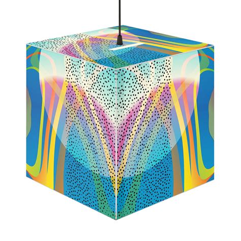 Light Cube Lamp Designer Accent Lighting Cellular Movement Etsy