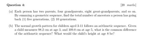 Solved Question Marks A Each Person Has Two Chegg Com