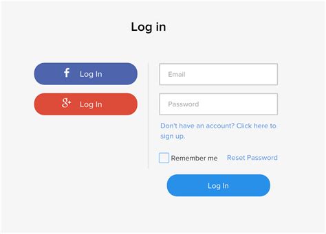 Facebook Login Icon 286300 Free Icons Library