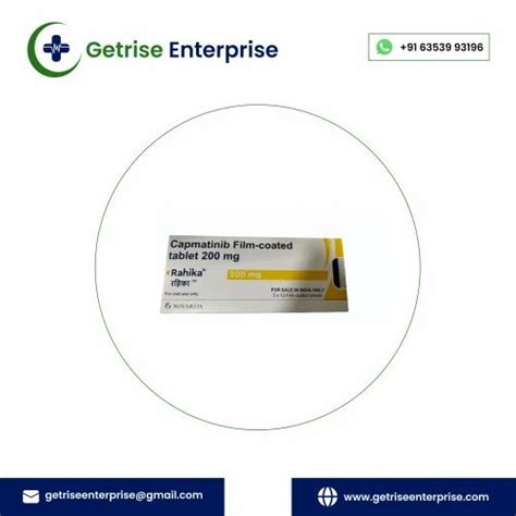 Rahika 200mg Tablet Capmatinib At ₹ 10500 Bottle Tabrecta Tablet In Surat Id 2854246521197
