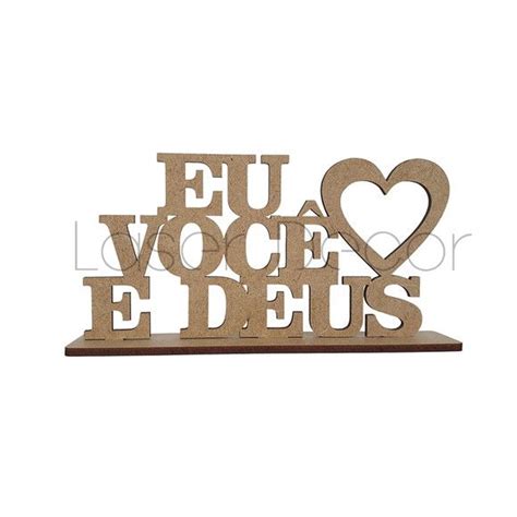 Lembrança Encontro De Casais Ecc Eu Você E Deus Mdf Mod5 Elo7 Em