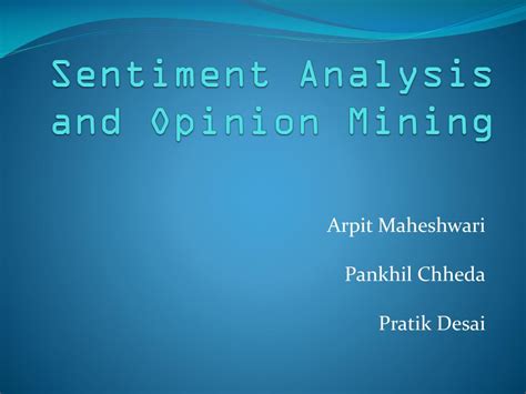 Ppt Sentiment Analysis And Opinion Mining Powerpoint Presentation