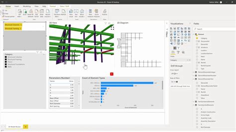 Power Bi 3d Demo Revit Structural Dashboard Revit News