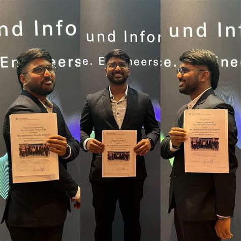 Yashwanth Gowda Sathish On Linkedin Graduation Masters Unistuttgart