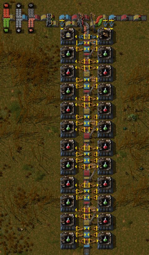 12 Beacon 40s Green Red And Blue Circuits Blueprint Book Rfactorio