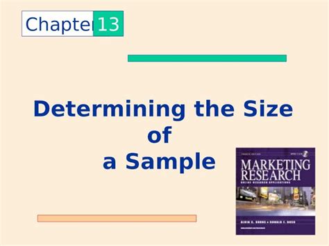 Ppt Chapter13 Determining The Size Of A Sample Sample Accuracy