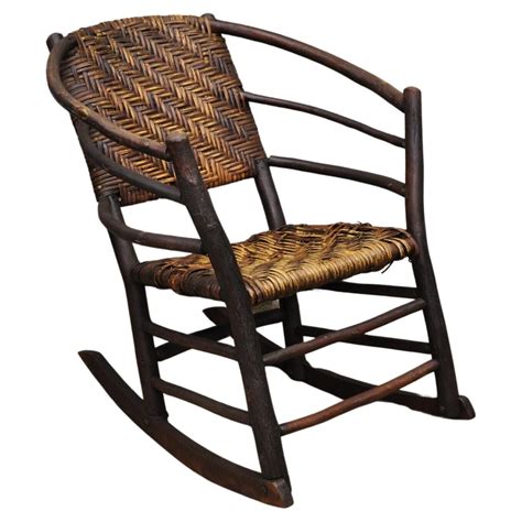 French Slat And Branch Rocking Chair Circa 1860 At 1stdibs Slat Rocking Chair Tree Branch