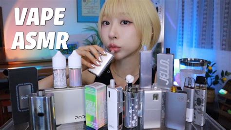 Vape Asmr 여름에 어울리는 실버 컬러 전자담배 모아보기🤍 🩶 Silver Colored Vapes Collection Youtube