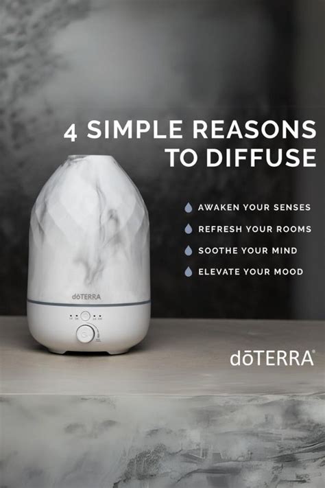 Dōterra Volo Marble Diffuser Doterra Home Essential Oils