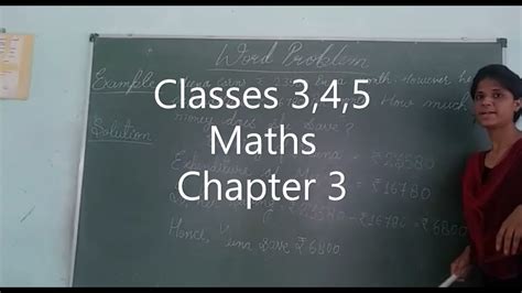 Mps Classes 345 Maths Chapter 3 Online Class Youtube