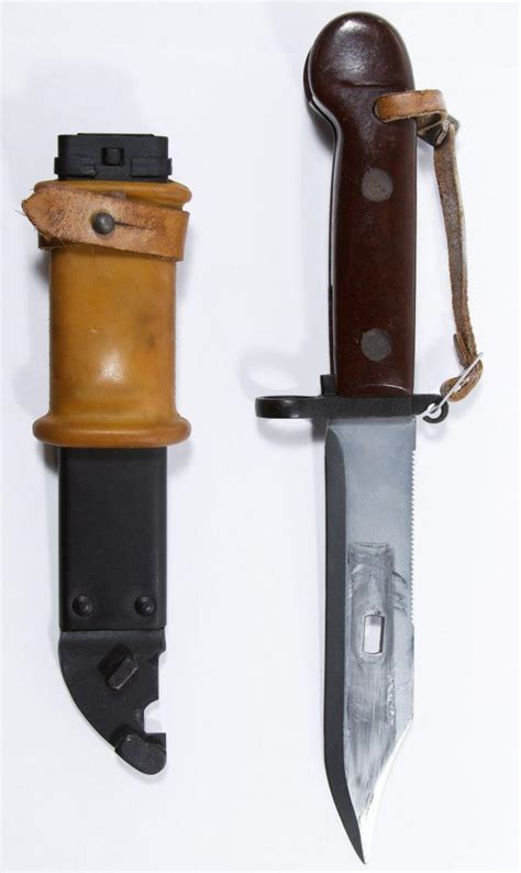 Korean War Era Hungarian Akm Bayonet And Scabbard 3839427765