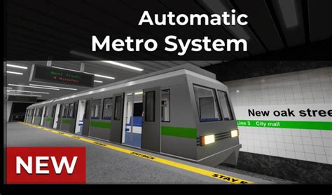 [line 3] Automatic Metro Subway System Roblox