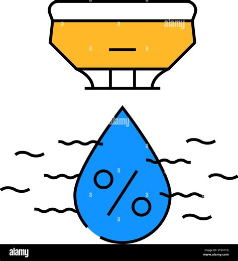 Humidity Sensor Icon Color Illustration Stock Vector Image And Art Alamy