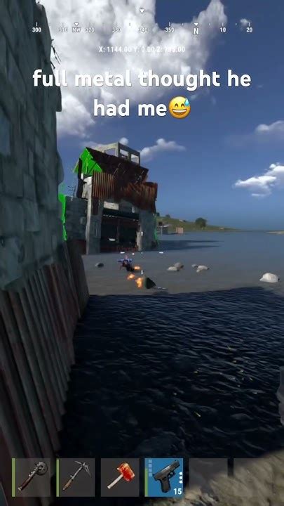 full metal dropped by burst glock rust rustsolopvp rustconsole