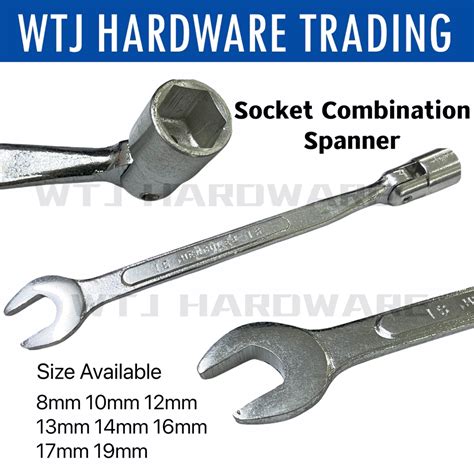 Flexible Box Socket Combination Wrench Spanner 8mm 10mm 12mm 13mm 14mm