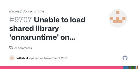 Unable To Load Shared Library Onnxruntime On Macos