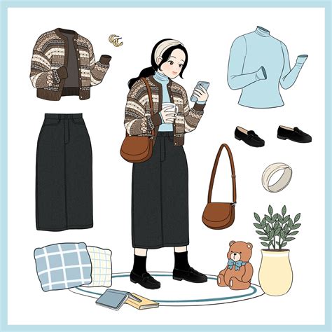 인형옷입히기 옷입히기 패션 스타일 일러스트 만화 모델 Fashion Outfits Polyvore