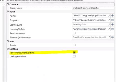 How To Split Pdf Documents Based On Intelligent Keyword Classification Output In Uipath Document