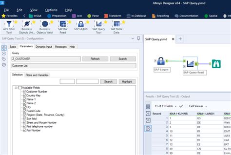 DVW Alteryx Connector For SAP DVW Analytics