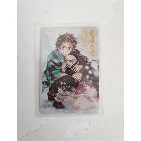 Tanjiro Nezuko Demon Slayer Kimetsu No Yaiba Anime Wafer Bandai Card